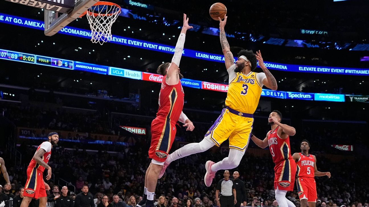 Lowe: Lakers-Pels intersect again, Julius Randle's new snappiness and ...
