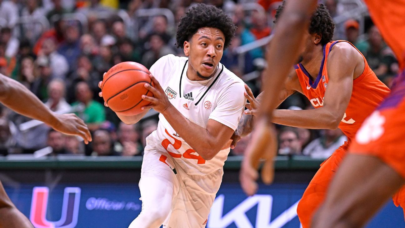 Nijel Pack, Miami run wild in 2nd half, down No. 16 Clemson - ESPN