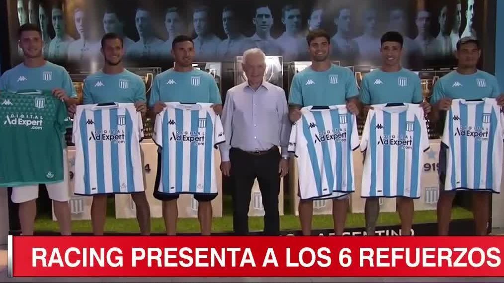 Racing Club presentó a sus refuerzos para este 2024 - ESPN