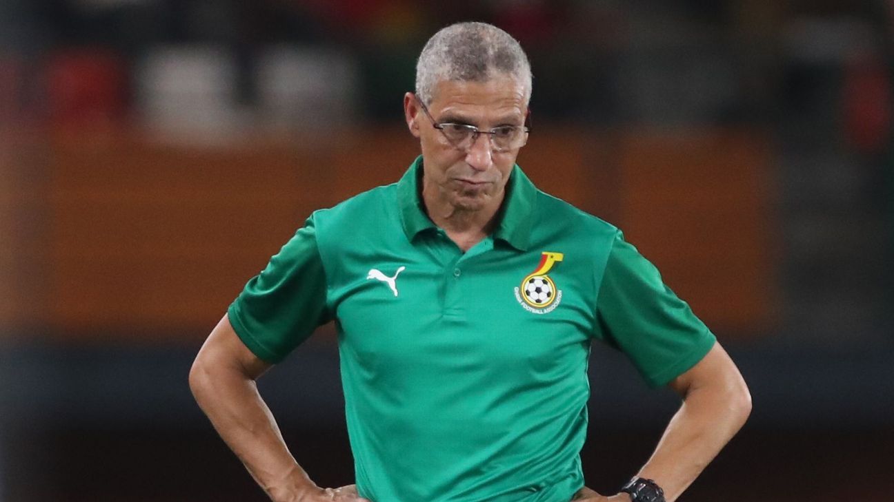 Ghana coach Chris Hughton's job on the line after dire AFCON showing - ESPN