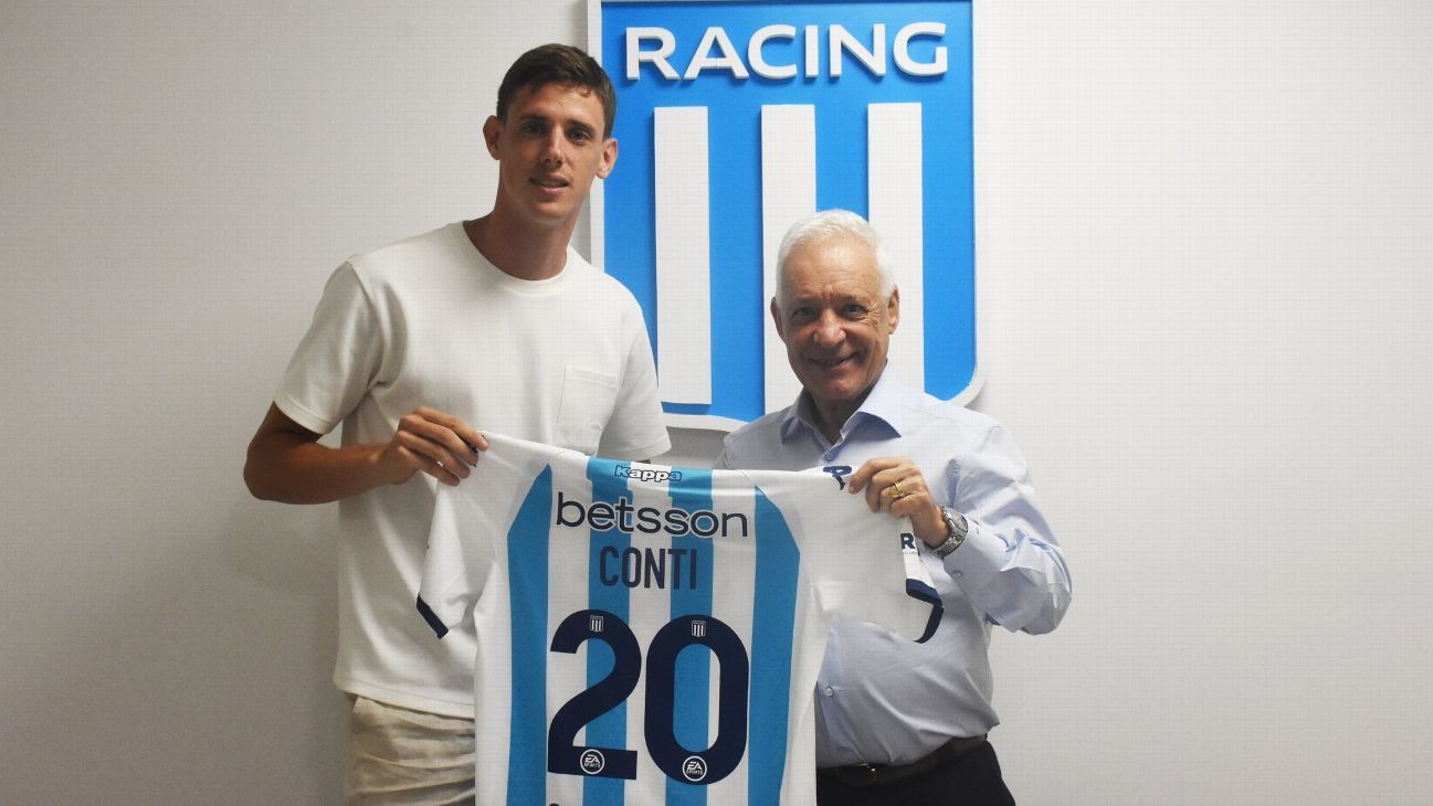 Germán Conti es el séptimo refuerzo de Racing - ESPN