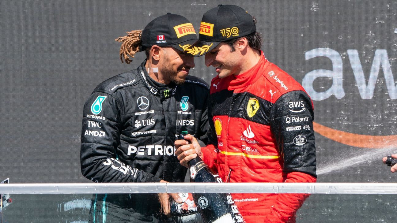 Lewis Hamilton, chez Ferrari ; Alors qui va chez Mercedes et où finira Carlos Sainz ...