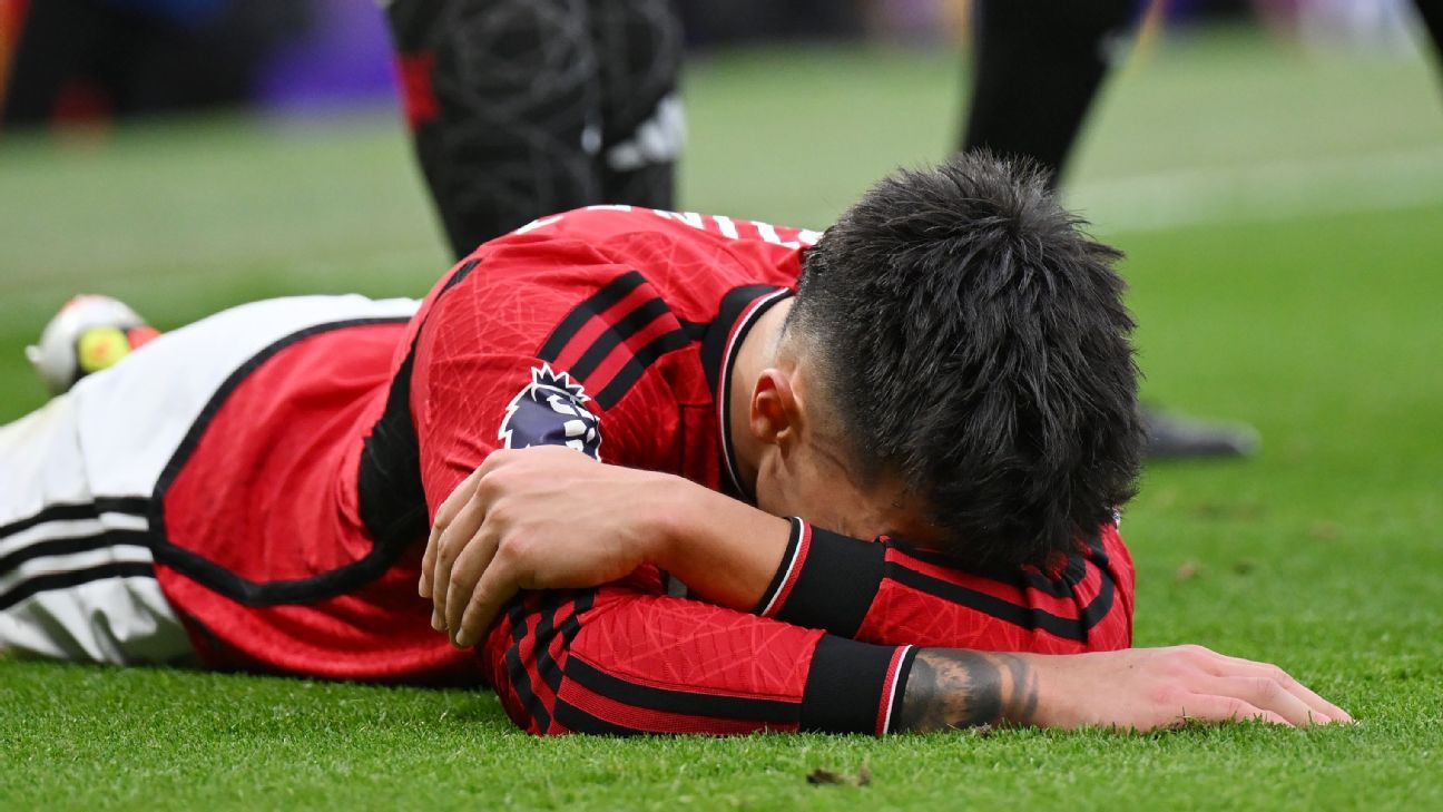 Ten Hag admitió que la lesión de Lisandro sería ser grave - ESPN