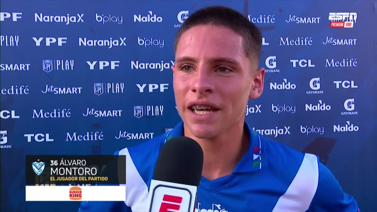 Montoro debutó en Vélez, fue decisivo y contó qué le dijo Quinteros ...