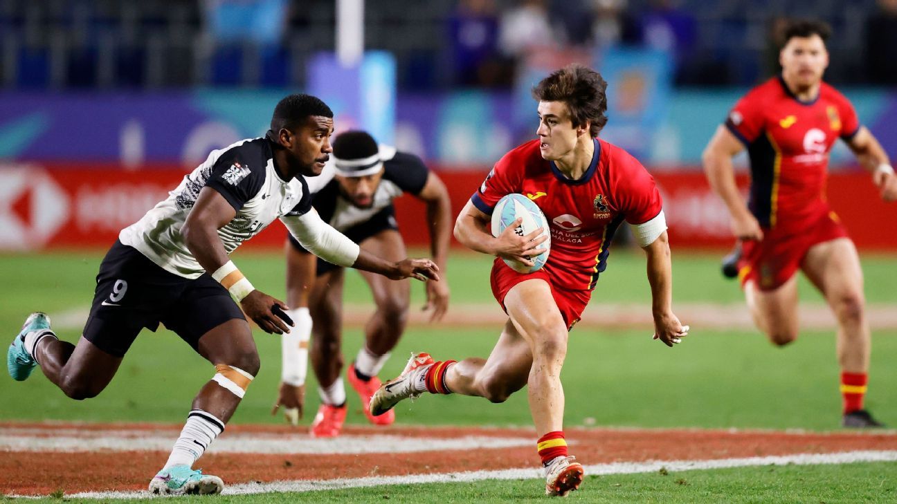España y un triunfo histórico ante Fiji en el Circuito Mundial de Seven - ESPN