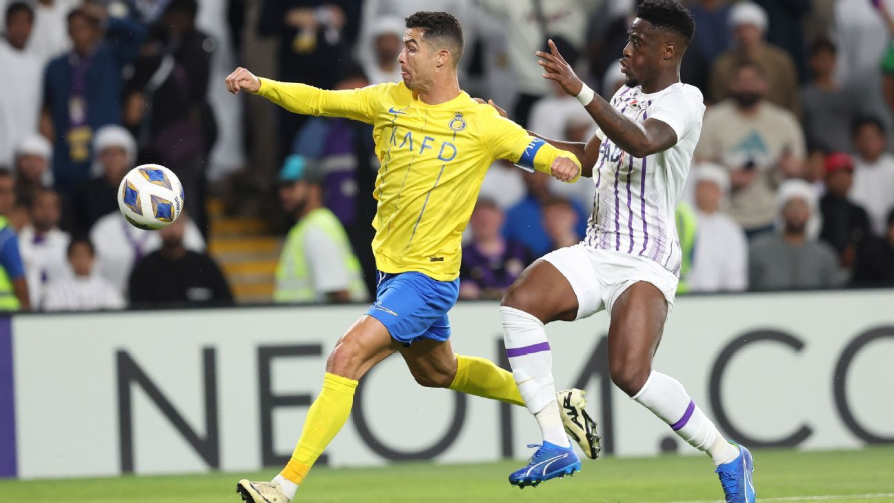 Al Ain venció al Al Nassr de Cristiano Ronaldo en la ida de cuartos de ...