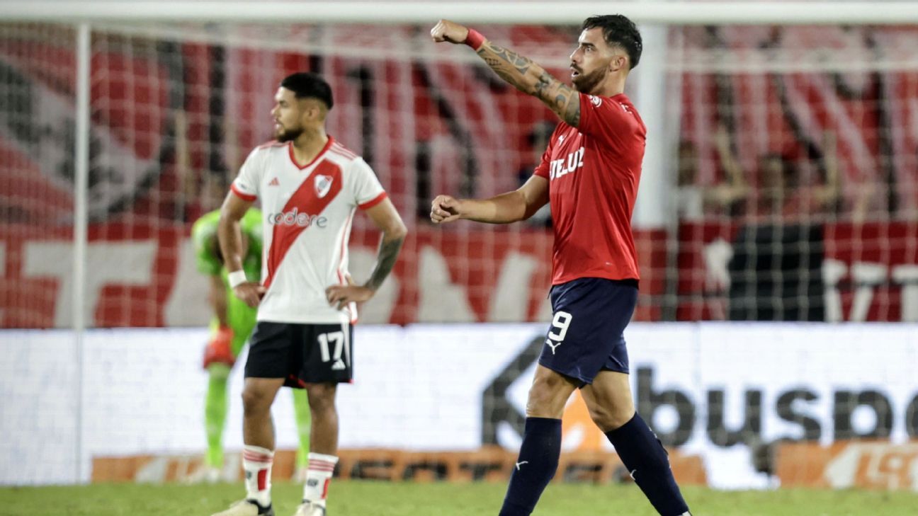 Gabriel Ávalos marcó su primer gol en Independiente - ESPN