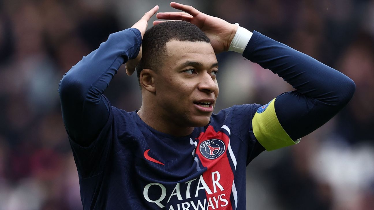 Mbappé Começa No Banco Psg Consegue Virada Relâmpago Mas Tropeça Espn