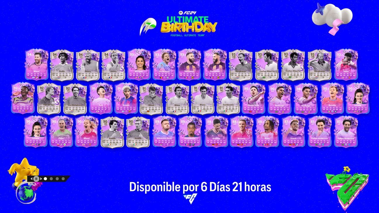 Las cinco cartas que debes buscar en el Ultimate Birthday de FC 24 - ESPN