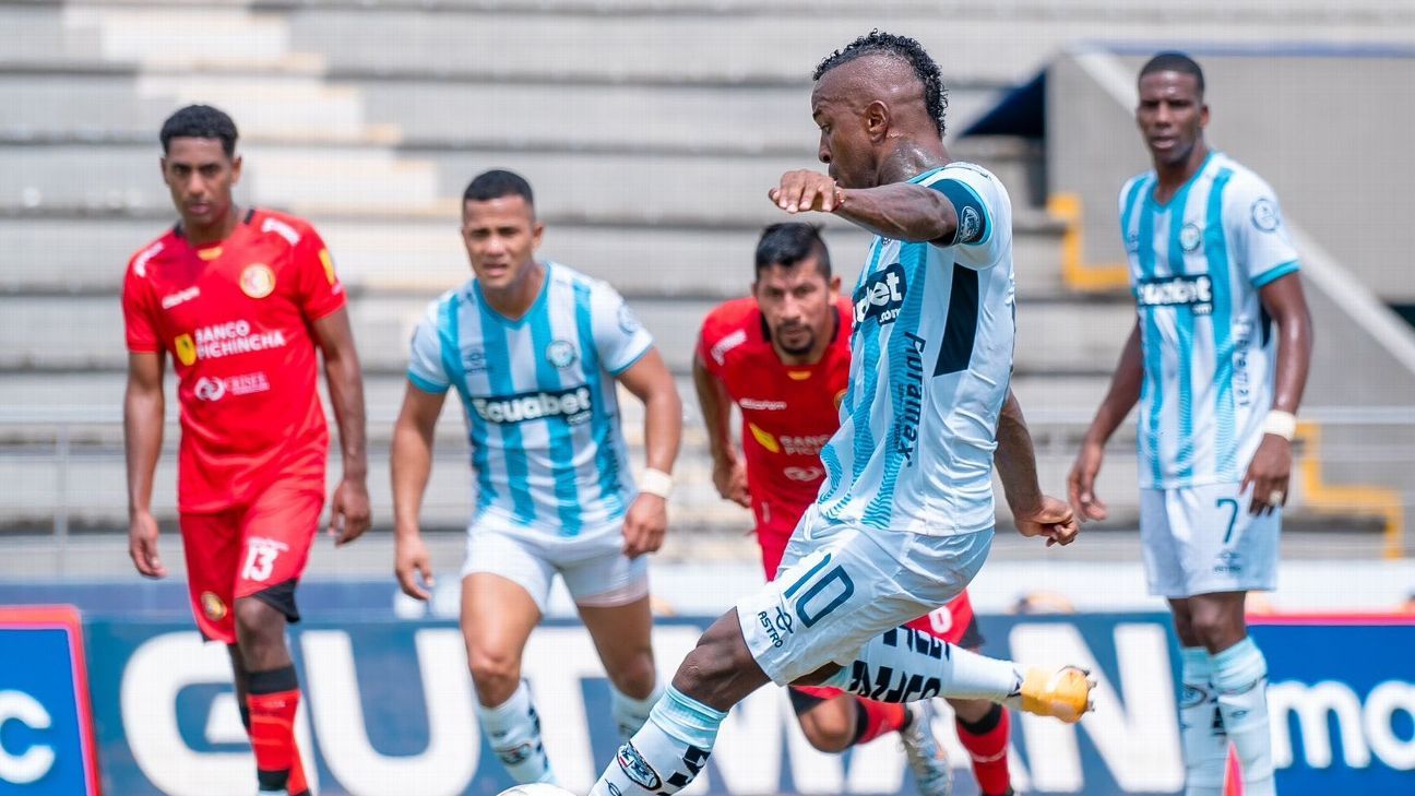 Miller Bolaños anotó su primer gol con la camiseta de Guayaquil City - ESPN