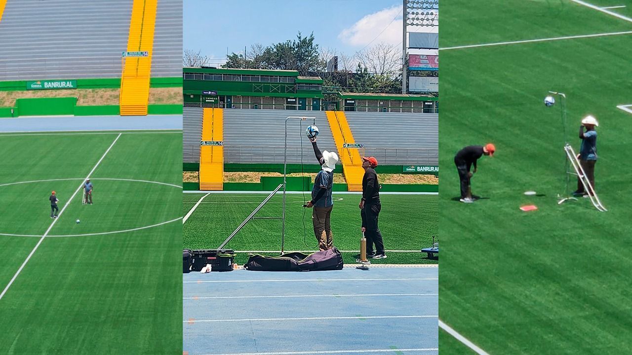 Evalúan la cancha del Estadio Cementos Progreso para otorgarle una ...