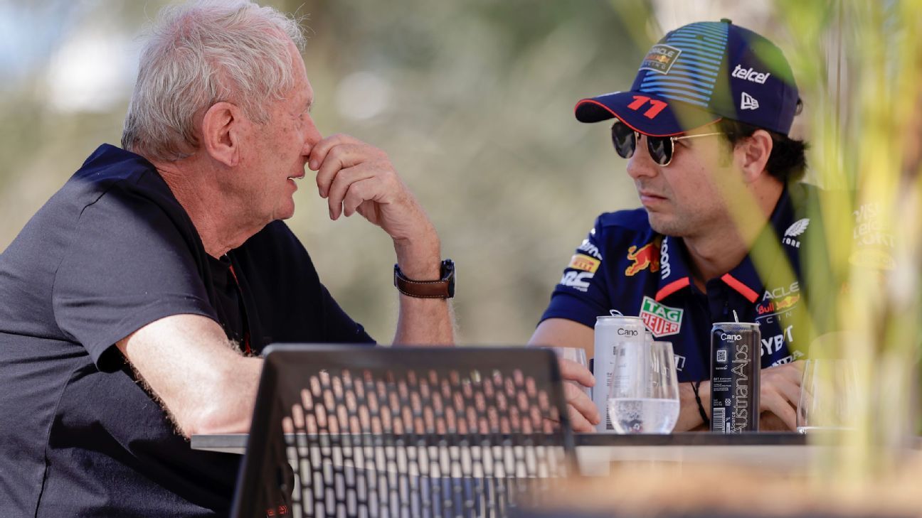 'Checo' Pérez tiene todo para renovar, considera Helmut Marko - ESPN