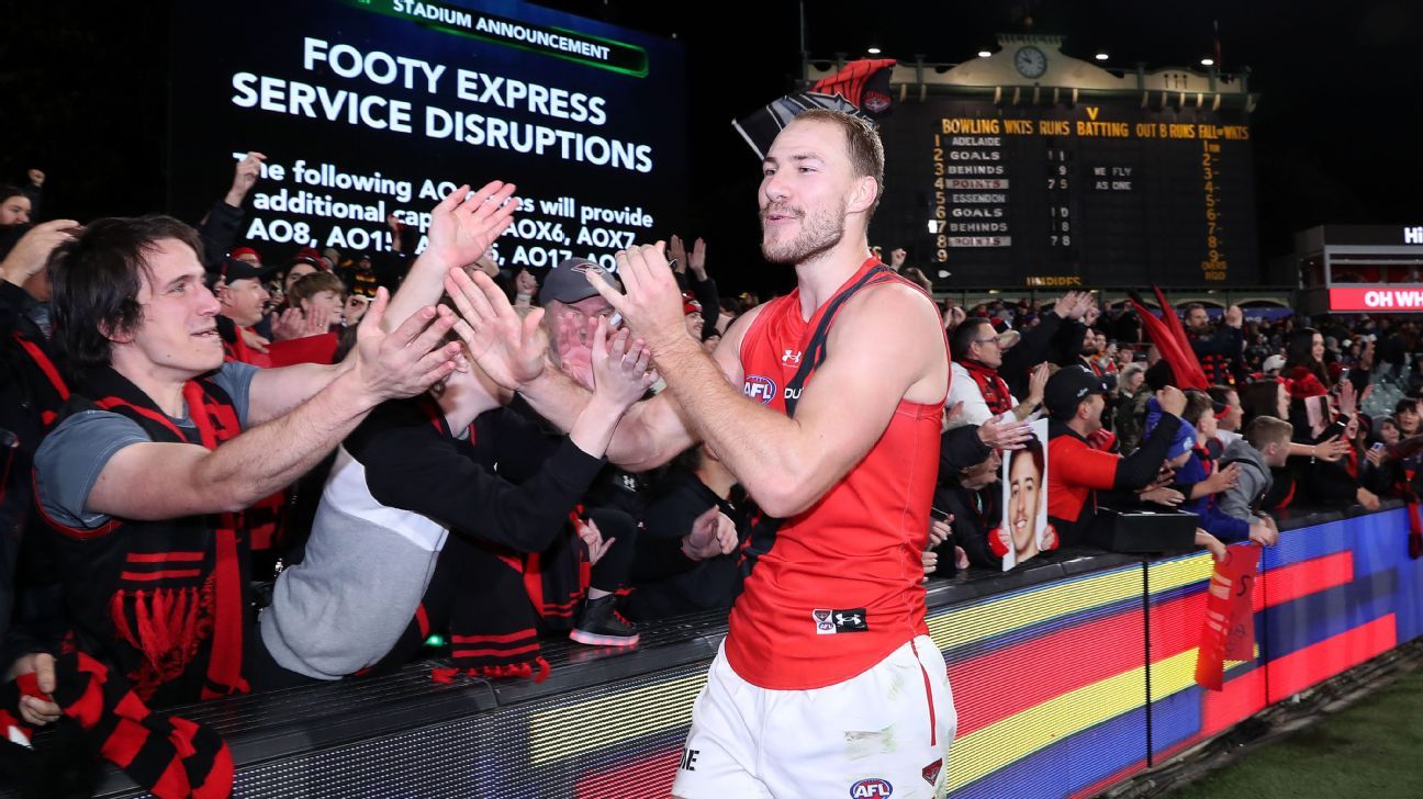 Ben McKay loving life at Essendon, relishing first Anzac Day clash - ESPN