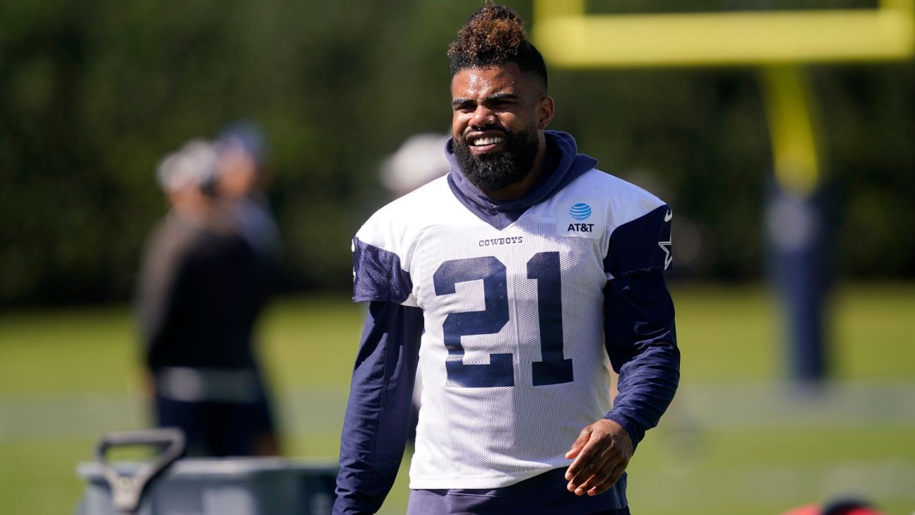 Cowboys llegaron a acuerdo con Ezekiel Elliott según fuentes - ESPN