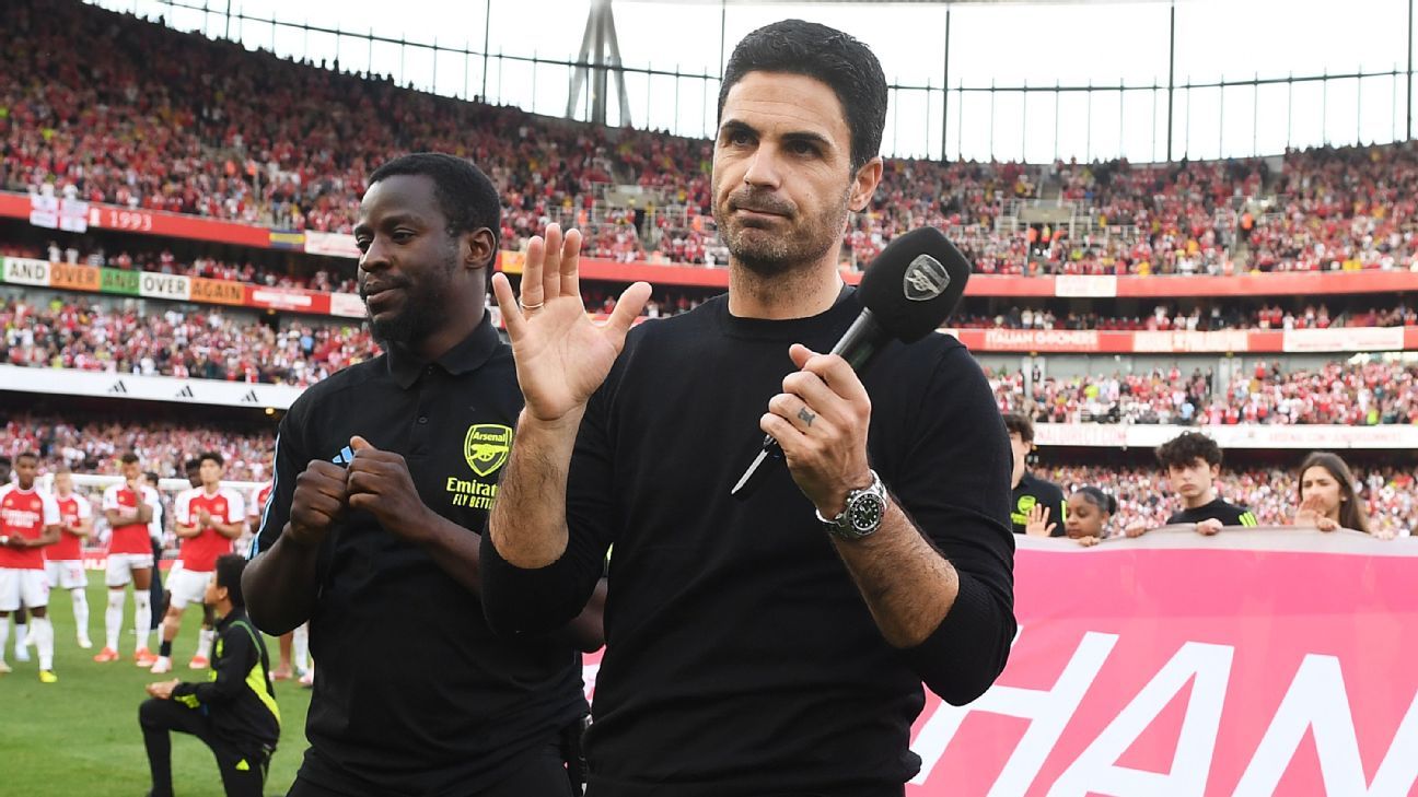 Mikel Arteta tells Arsenal fans: 'We'll win' Premier League - ESPN