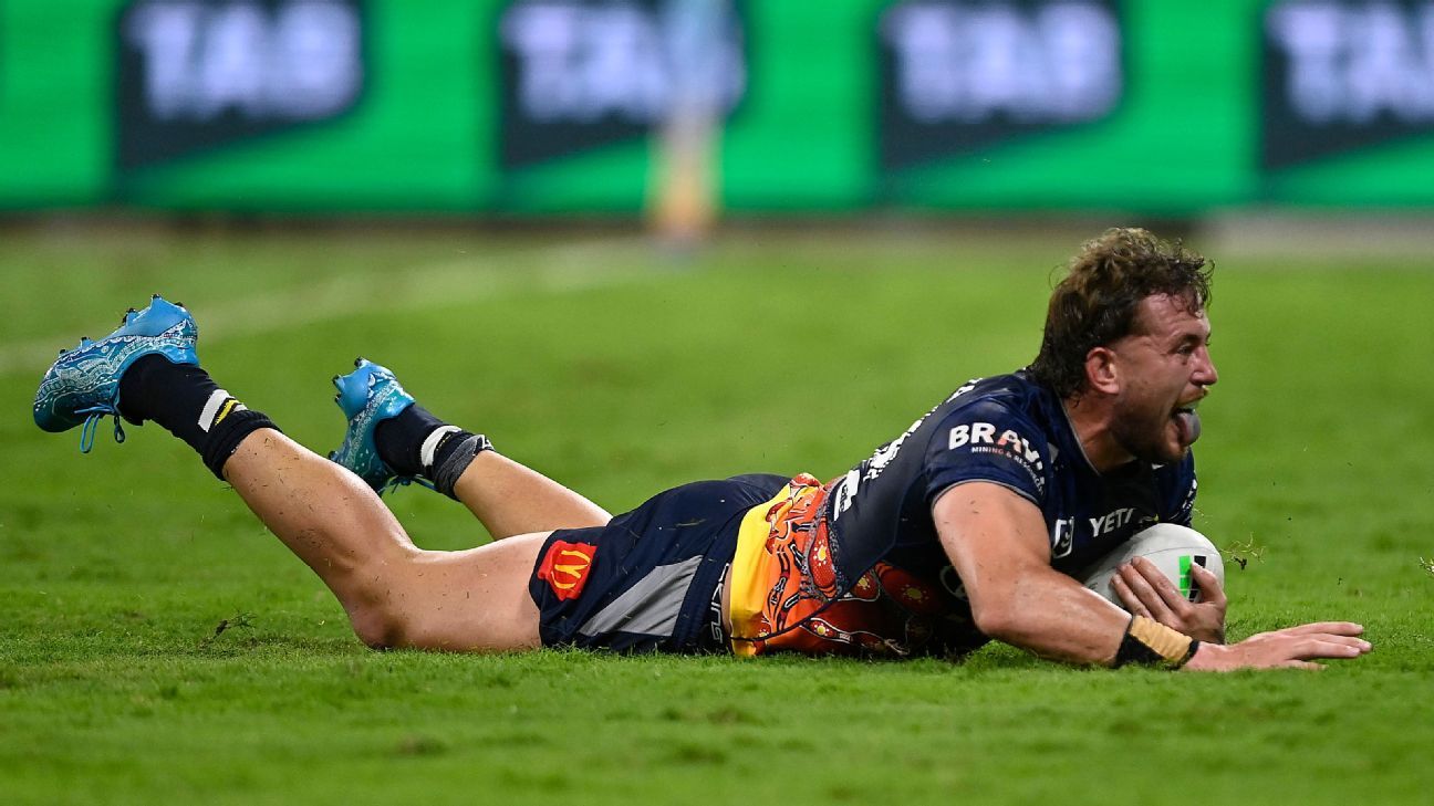 NRL: Maroons star Holmes on report as Cowboys beat Tigers - ESPN