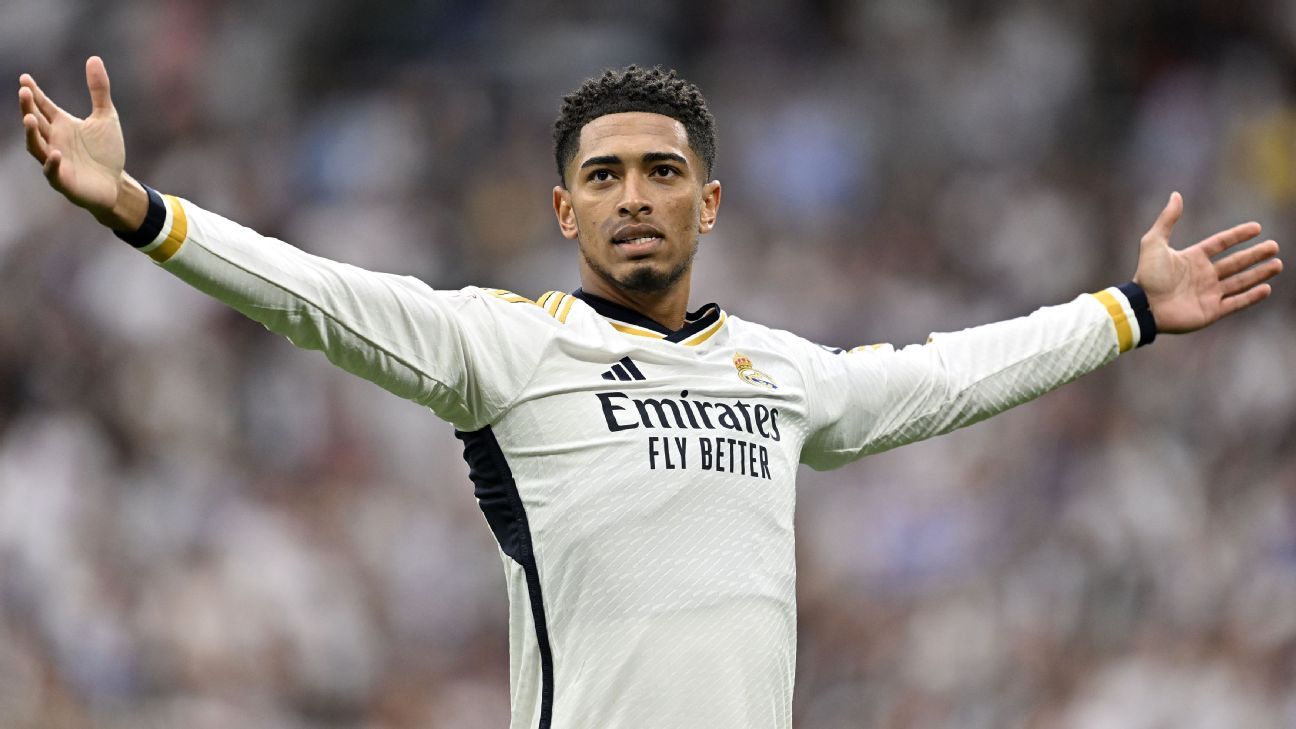 Jude Bellingham fue reconocido como jugador del año en Real Madrid - ESPN