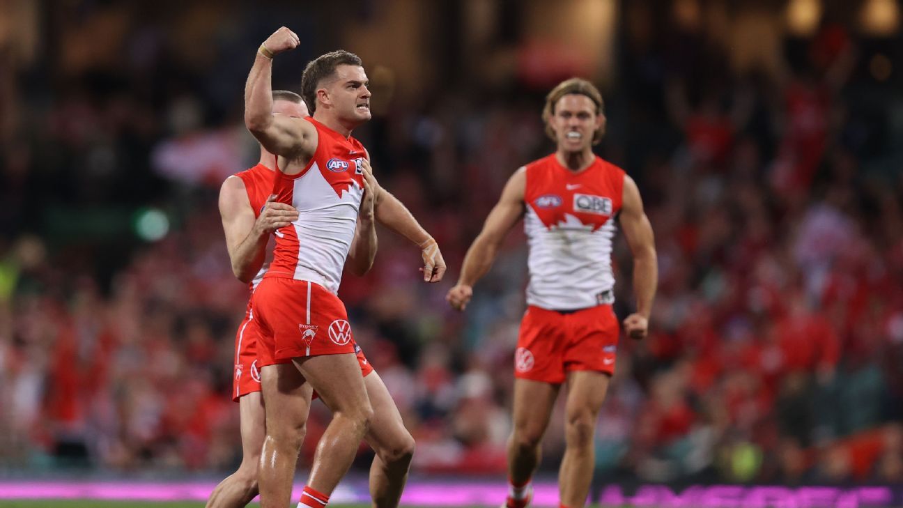 AFL: Swans recover to sink Cats by 30-points at SCG - ESPN