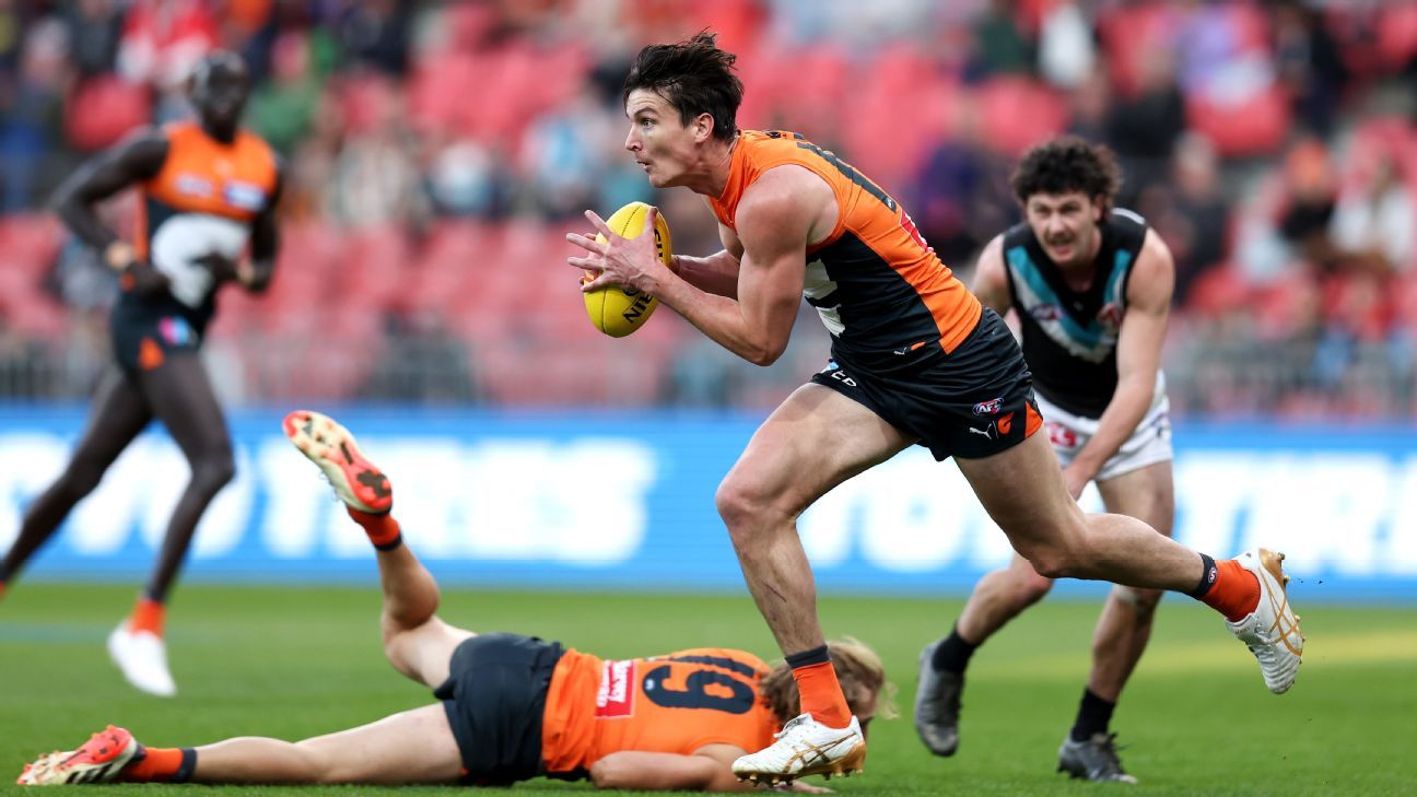 AFL: Gun GWS defender Sam Taylor suffers ruptured testicle - ESPN