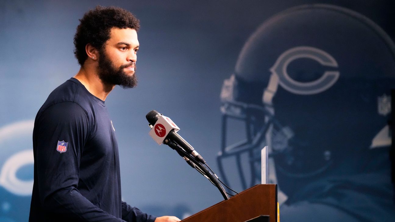 ¿Cómo va la adaptación de Caleb Williams a la vida en la NFL? - ESPN