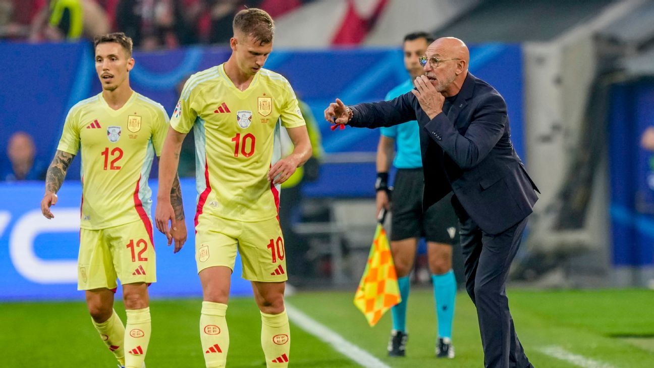 Spain coach urges to keep 'feet on ground' after flawless group stage ...
