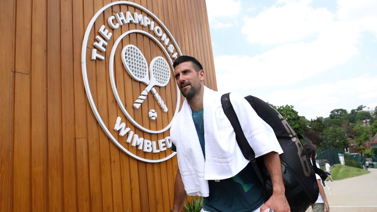 Wimbledon: Novak Djokovic yet to decide on participation - ESPN