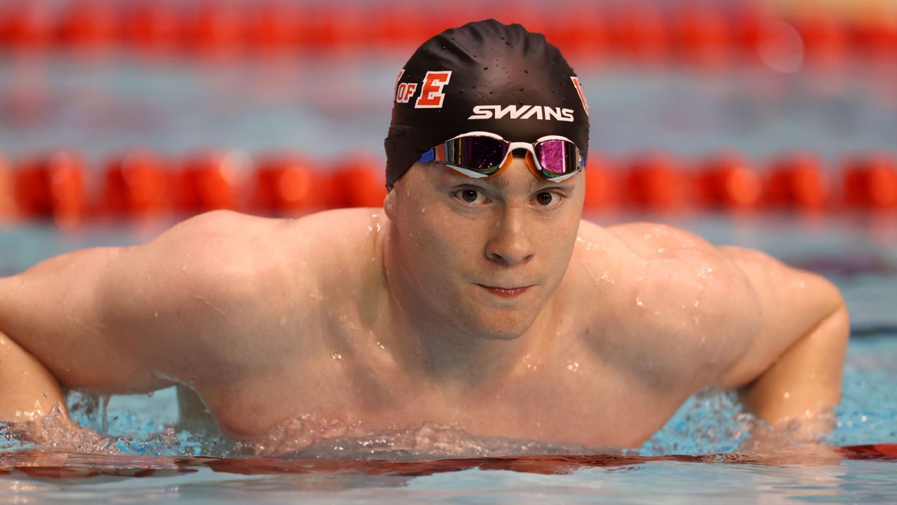 Swimmer Archie Goodburn, 23, diagnosed with brain tumours - ESPN