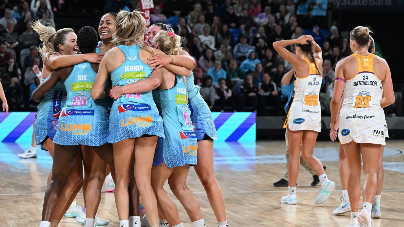 Mavericks pinch netball nail-biter against Lightning - ESPN