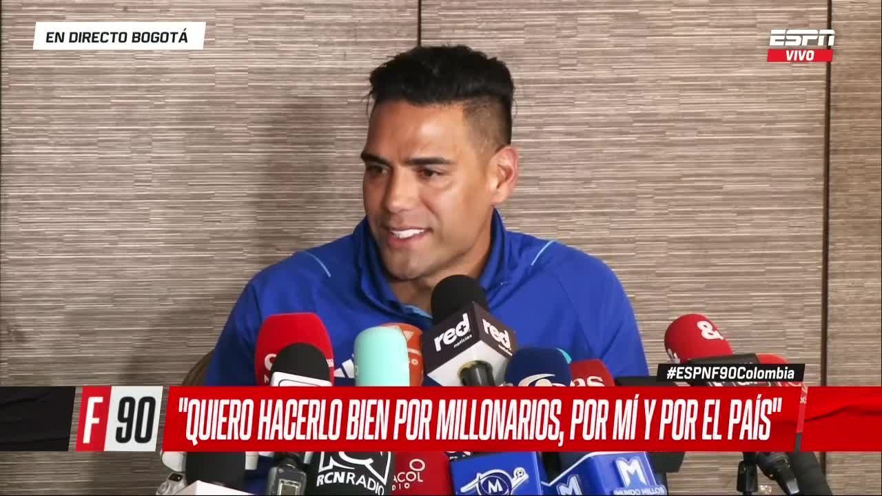 Falcao se emocionó hasta las lágrimas en su primeras palabras como ...
