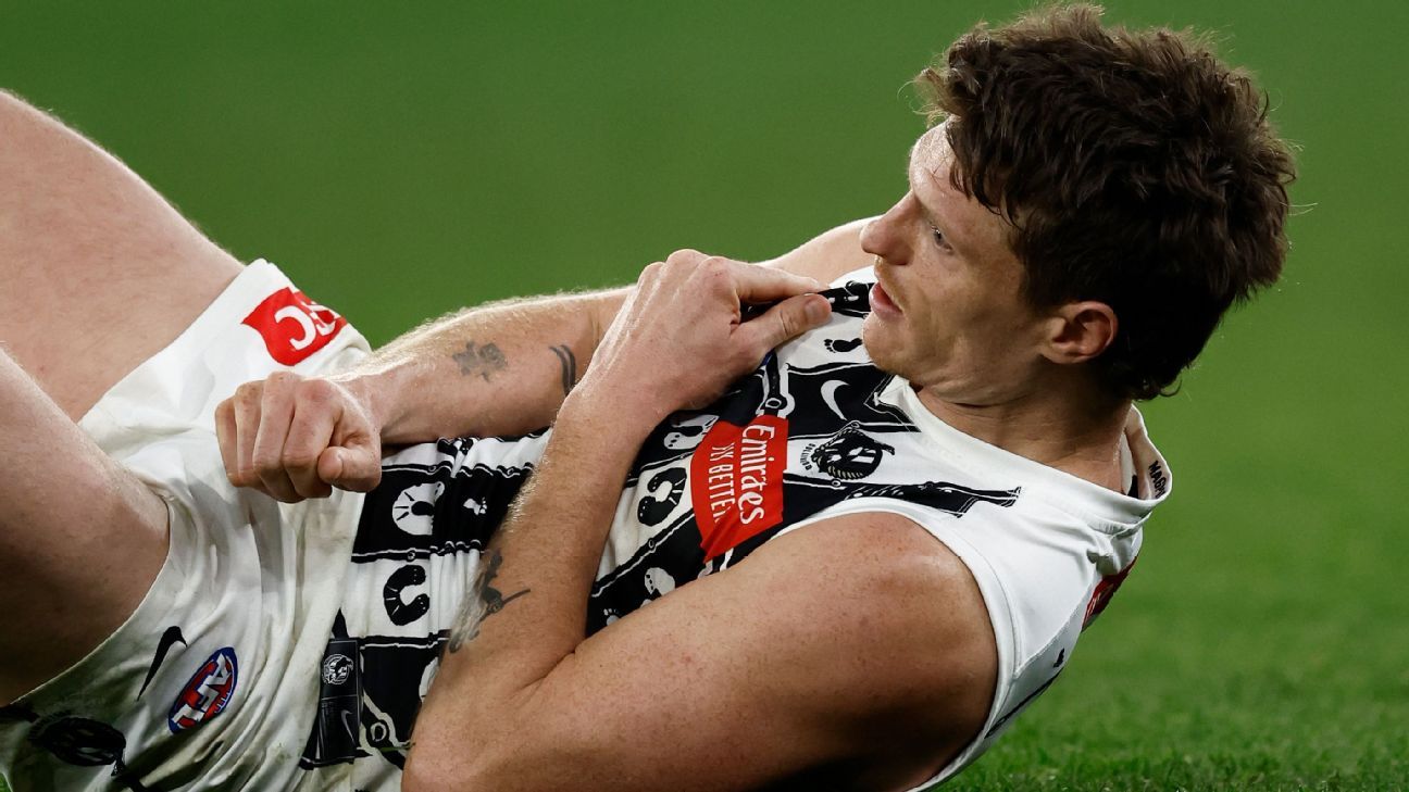 Injured Magpies forward Brody Mihocek out for rest of season - ESPN