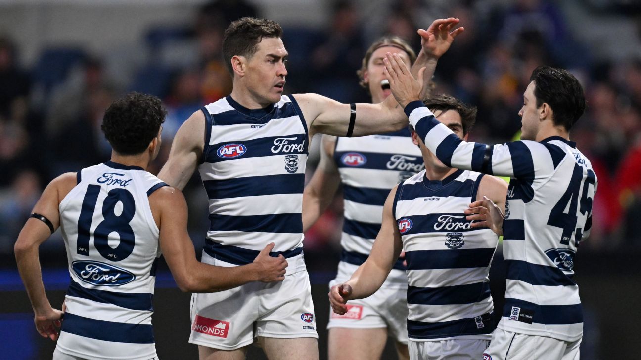 Cats end Hawthorn's win streak with big home triumph - ESPN