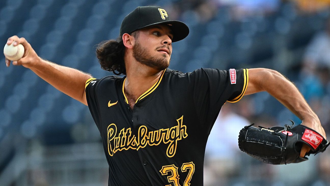 Pirates: El pitcher Jared Jones estará de baja al menos 2 semanas - ESPN