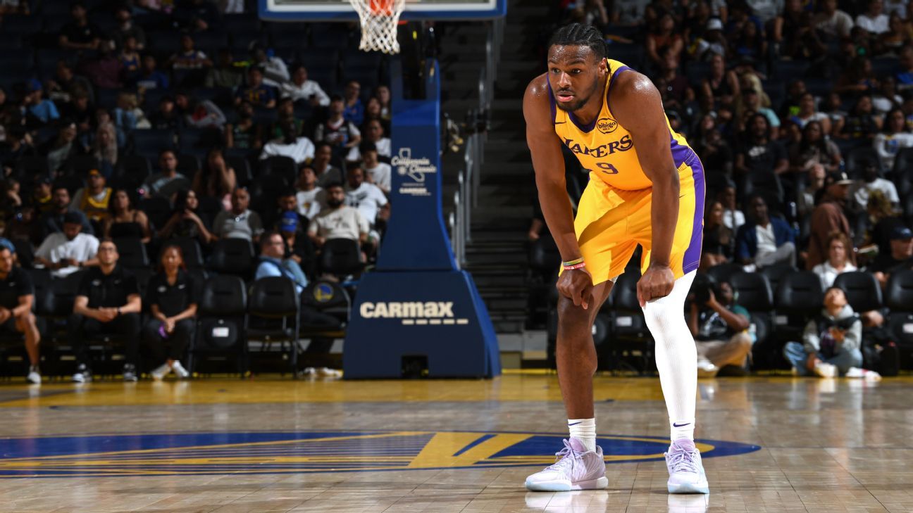 Bronny James Debuta Con Lakers En La Summer League Espn