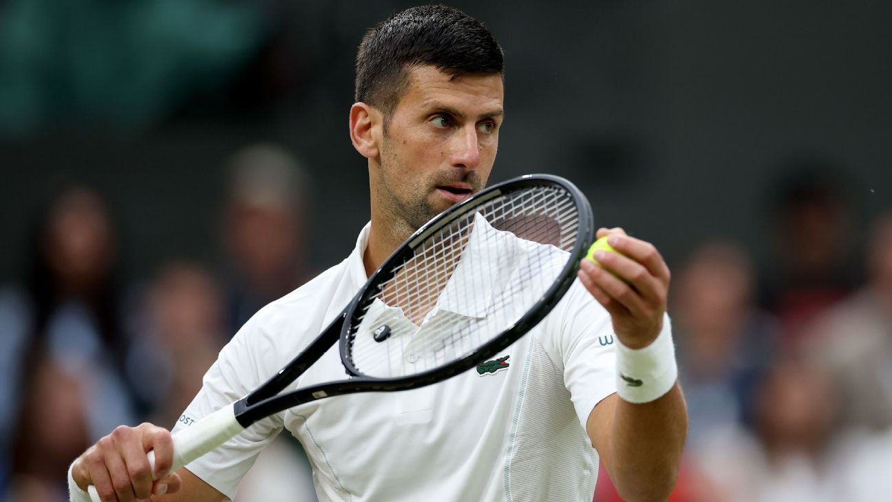 Lo mejor que dejó la victoria de Novak Djokovic ante Holger Rune por los octavos de final de ...