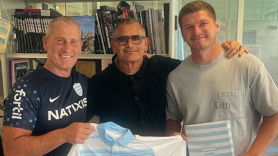 Owen Farrell llegó a París para comenzar su ciclo en Racing 92 - ESPN