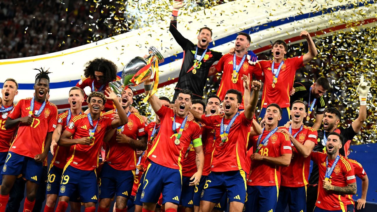 España venció a Inglaterra en una gran final y es campeón de la Eurocopa 2024 - ESPN