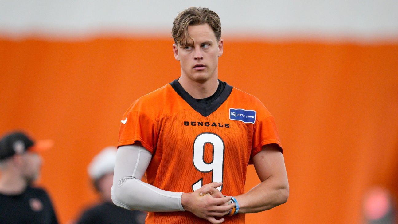 Joe Burrow cleared for contact, Bengals coach Zac Taylor says - ESPN