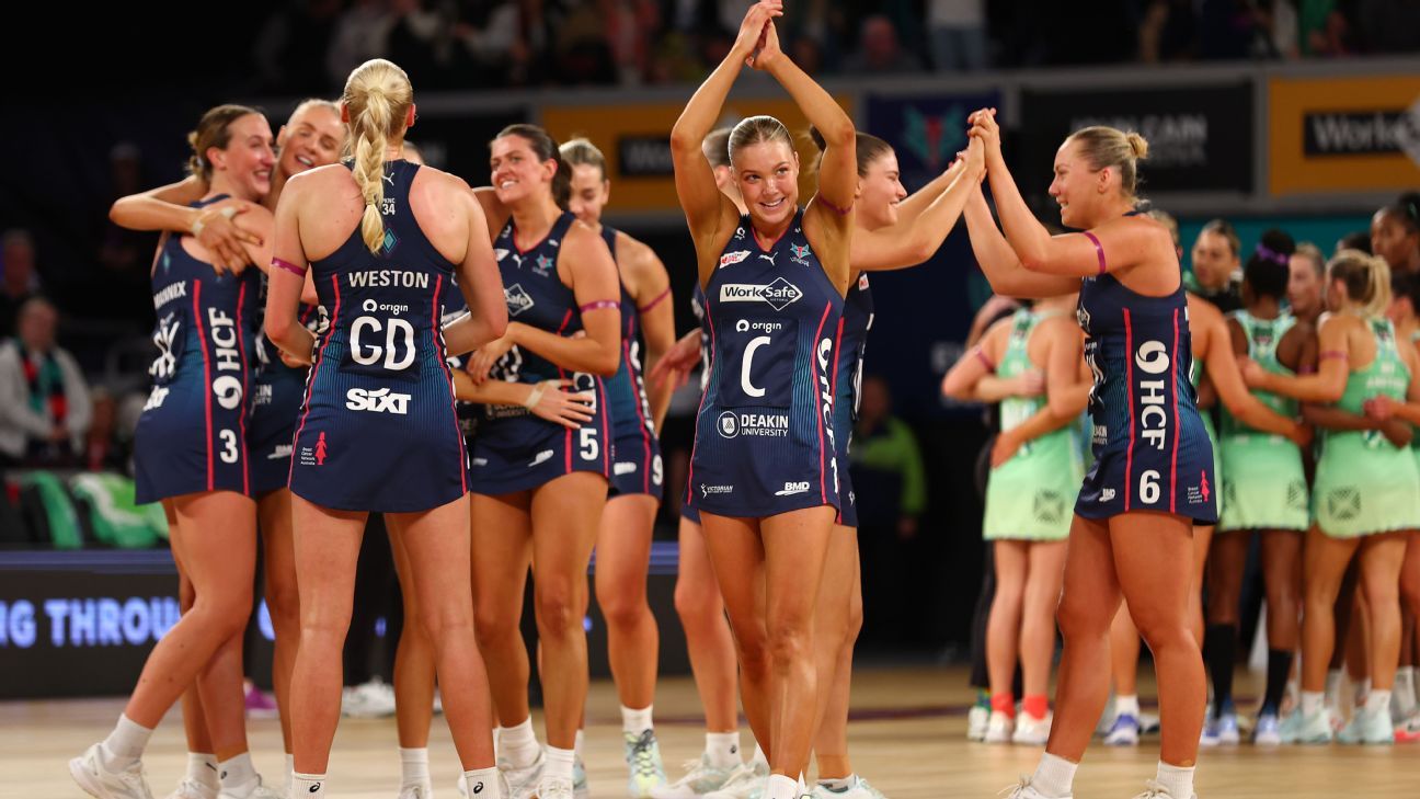 Vixens into Super Netball GF after pipping Fever - ESPN