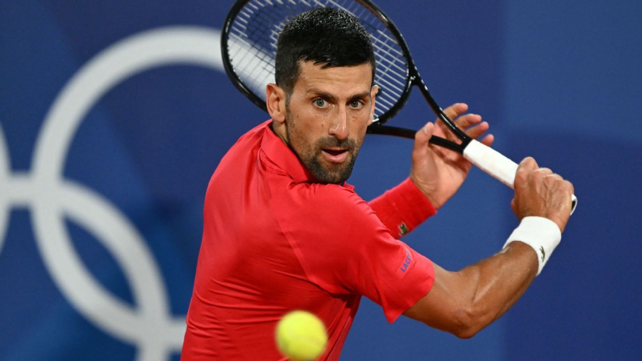 Djokovic estreia nas Olimpíadas com massacre sobre australiano - ESPN