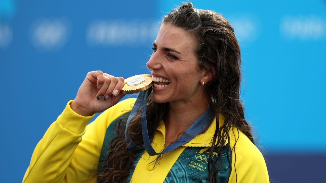 Heartbreak to ecstasy; Jess Fox finally wins elusive Olympic K1 gold - ESPN