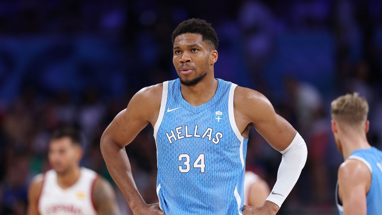 Giannis Antetokounmpo, Greece remain winless at Paris Olympics - ESPN