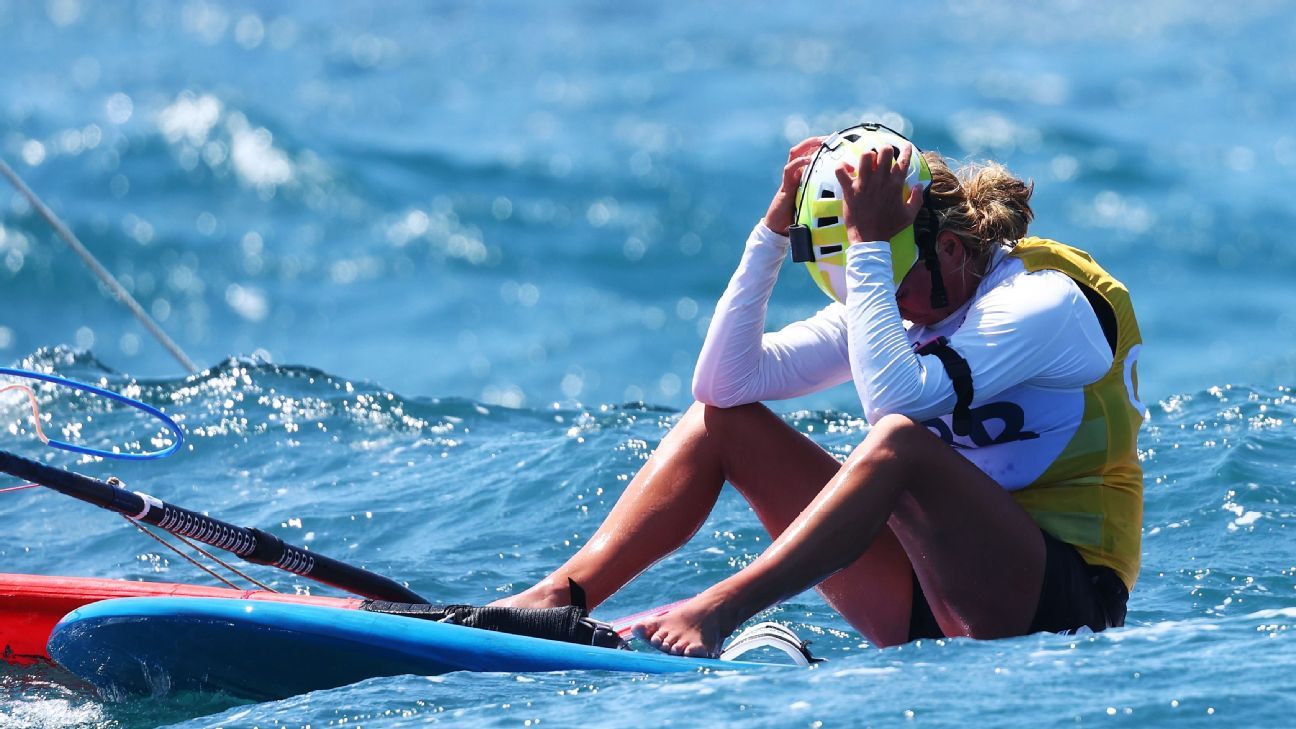 Olympics 2024: Brit Emma Wilson wins second windsurfing bronze - ESPN