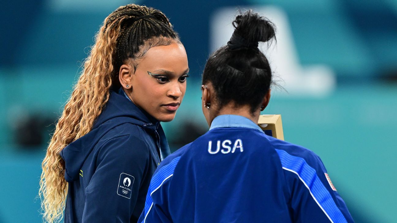Rebeca diz que Biles queria saber sua série antes de final nas ...