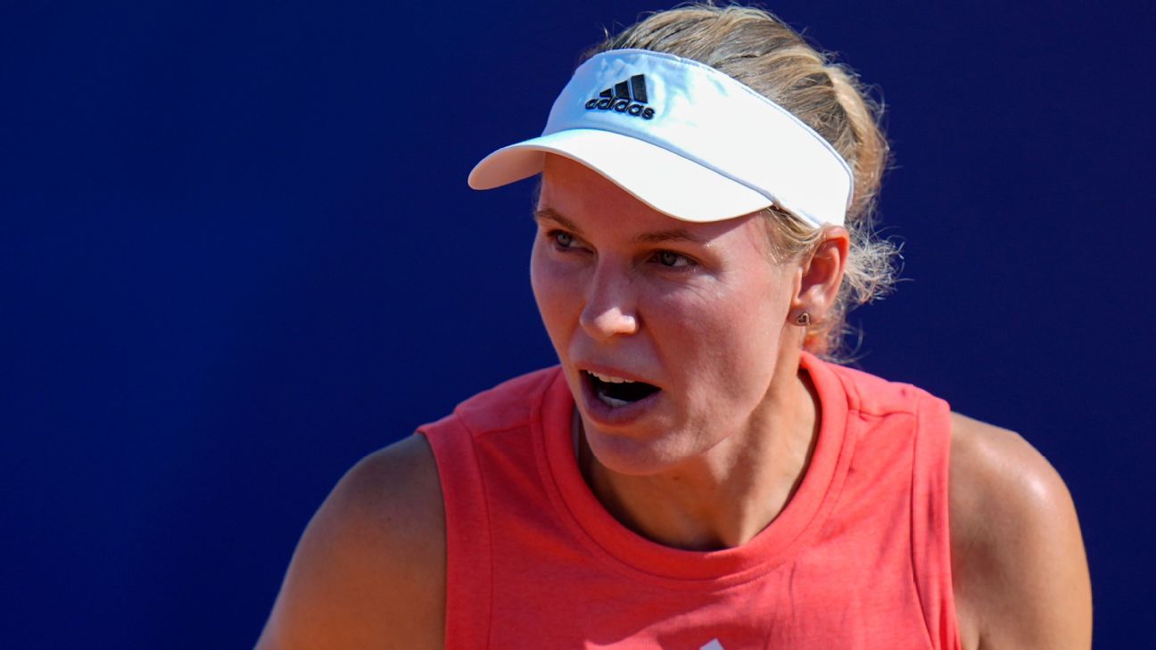 La misteriosa baja de Caroline Wozniacki del Abierto de Australia - ESPN