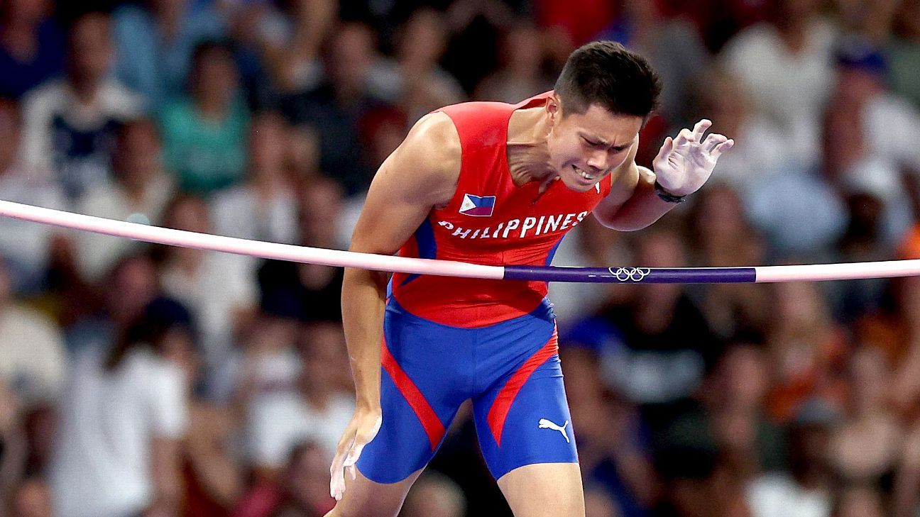 Philippines at the Olympics: EJ Obiena finishes fourth in the men's ...