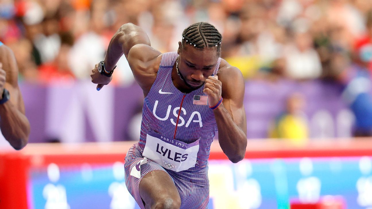 Noah Lyles into Paris Olympic 200m final after finishing 2nd in semis ...