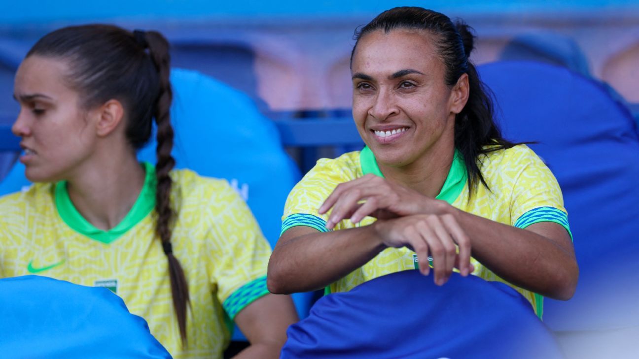 Marta listed as sub, Albert starts for USWNT in Olympic final - ESPN