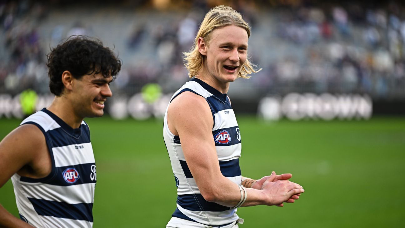AFL: Geelong's Oliver Dempsey earns Rising Star nod - ESPN