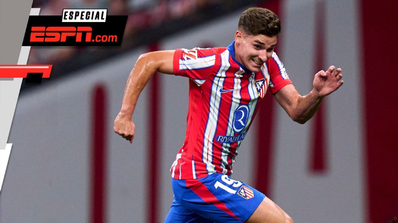Julián Álvarez afronta la Champions, con Atlético de Madrid, en su ...