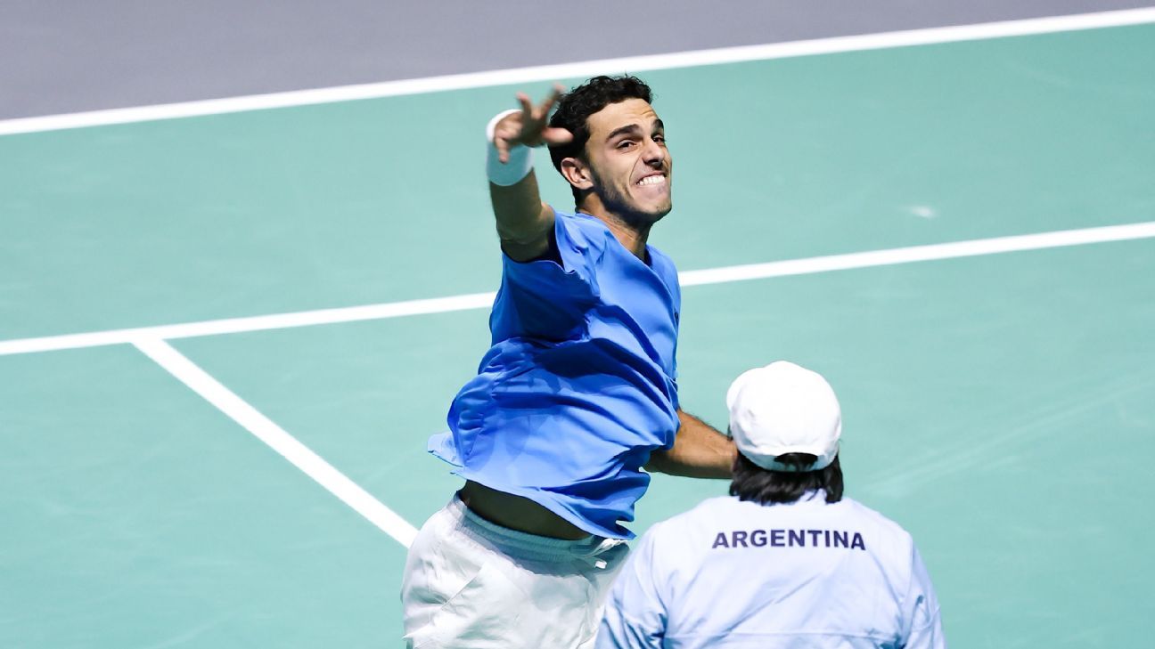 Francisco Cerúndolo aseguró el triunfo ante Finlandia - ESPN